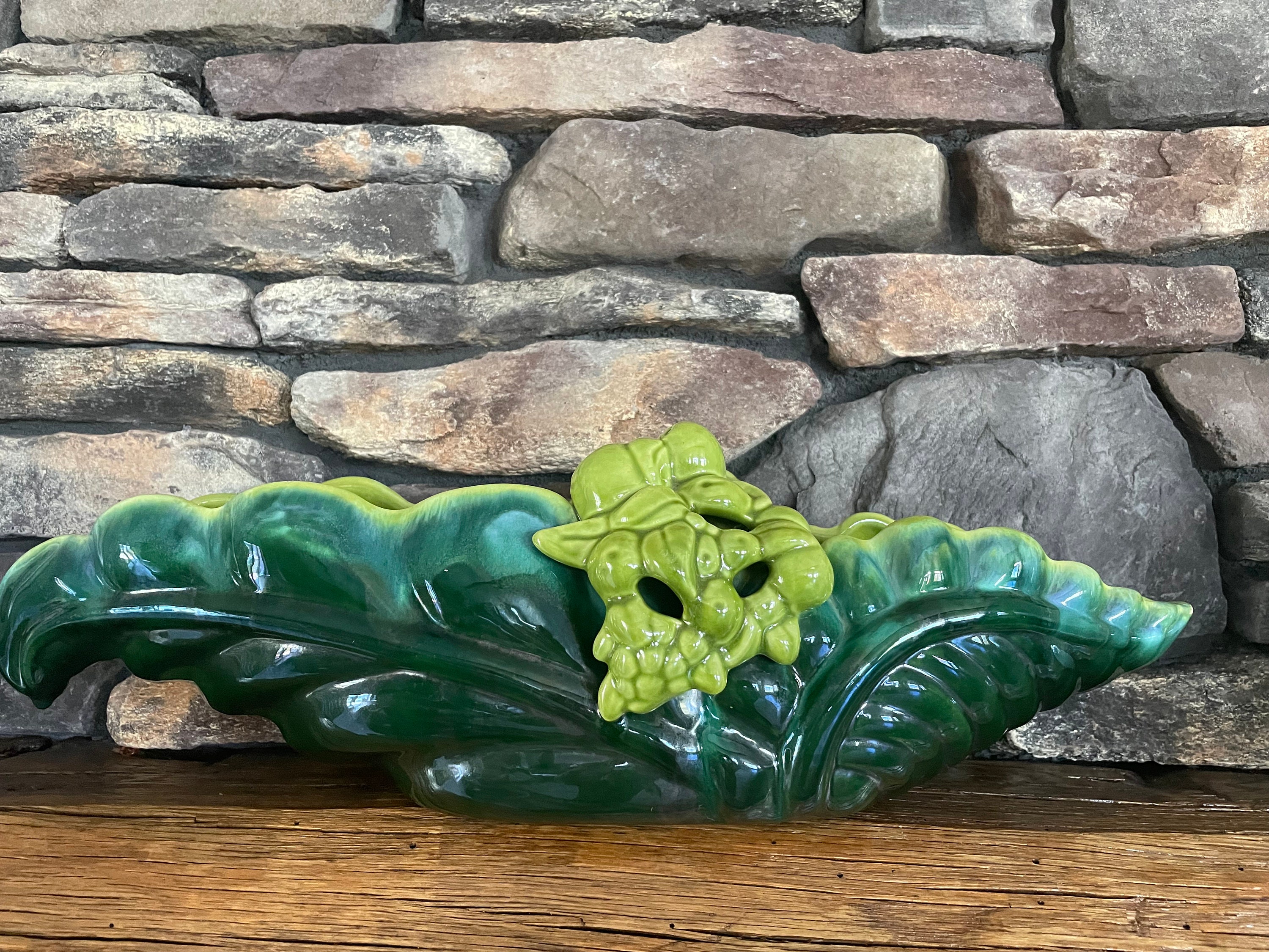 Vintage Royal Haeger Pottery Grape Console Bowl - Etsy