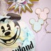 Mickey Magical Mouse Head Balloon Cupcake Toppers Vintage Theme Park ...
