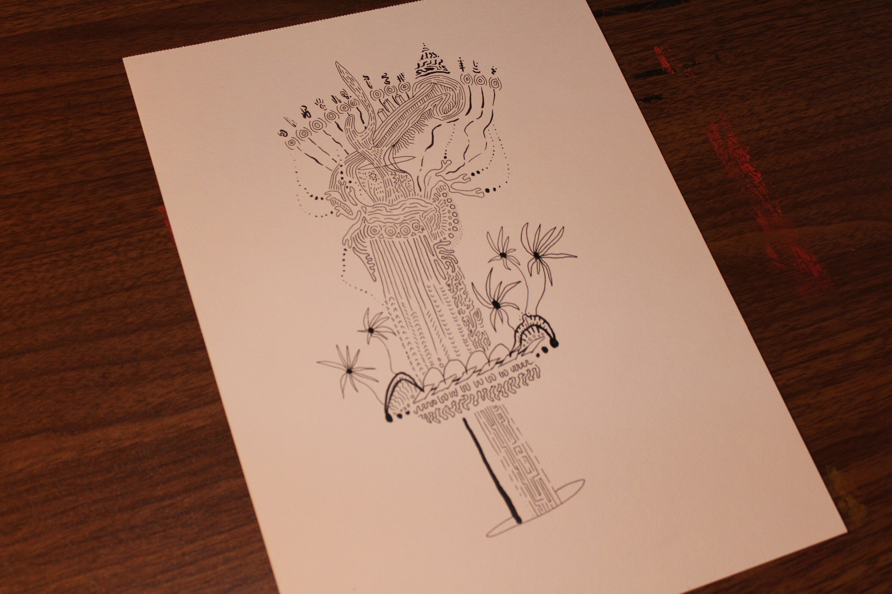 Abstract Ink Drawing - Etsy