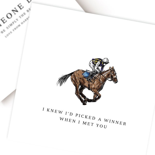 Horse Racing Birthday Cards - Etsy UK