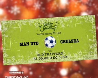 Fake Football Ticket - Etsy UK
