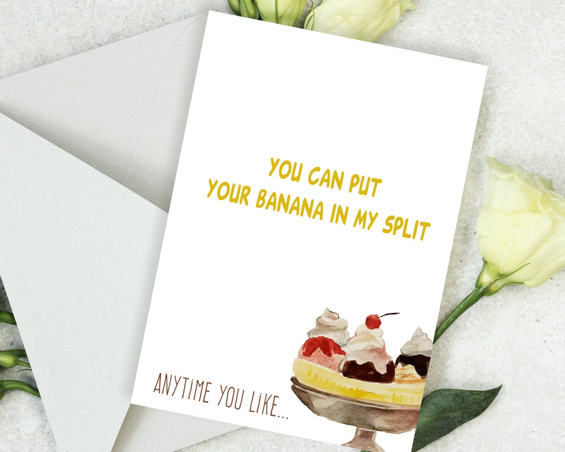 Rude Valentines Day Card Funny Birthday Card Funny - Etsy