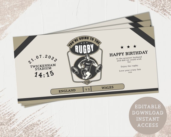 Rugby union tickets store