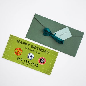 Surprise Gift, Football Match Ticket, Ticket Templates, Fathers Day ...