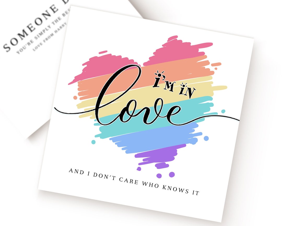 LGBT Valentines Card Valentines Day Card Valentines Card - Etsy