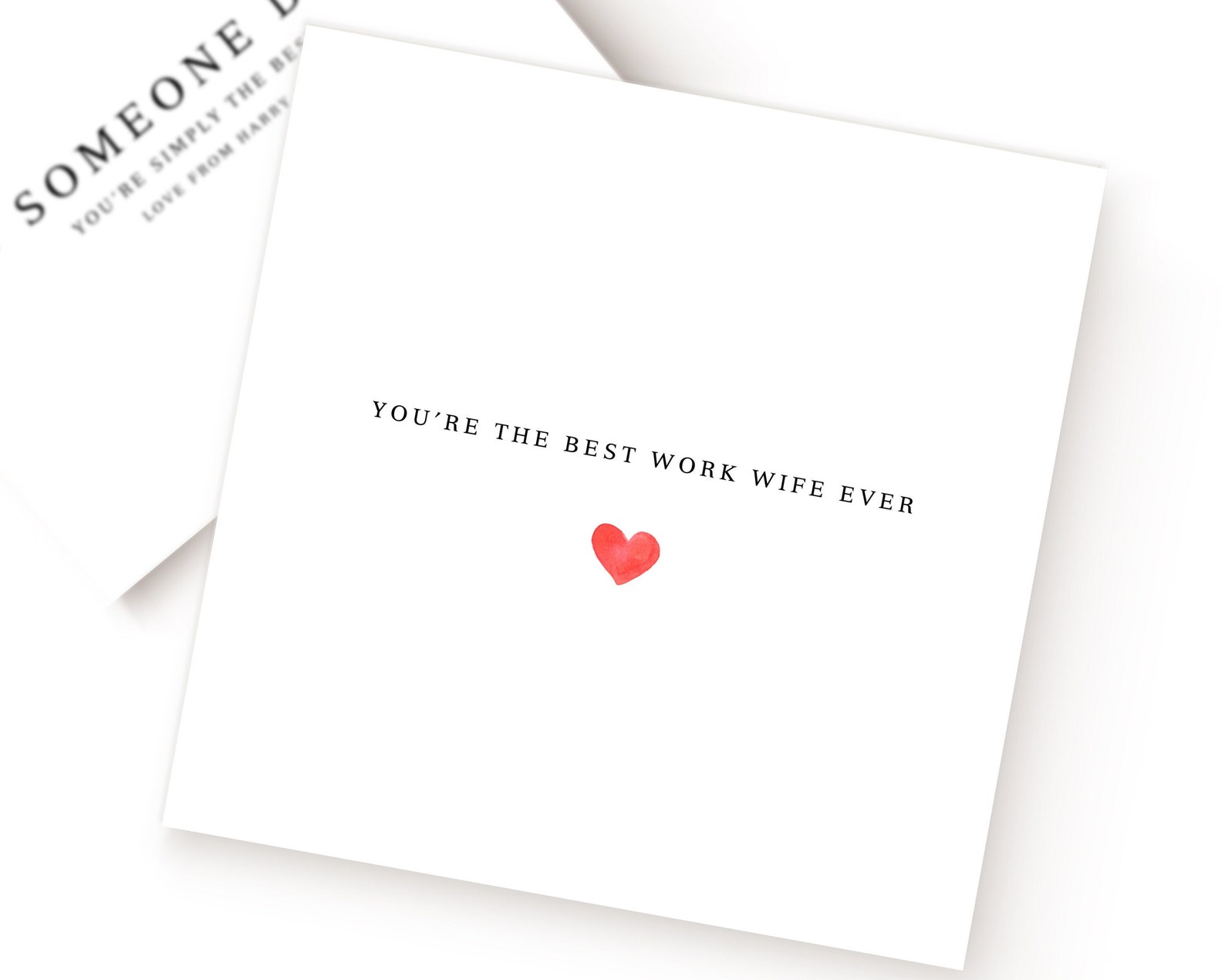 Work Wife Card for Coworker Work Wifey Card for Colleague - Etsy