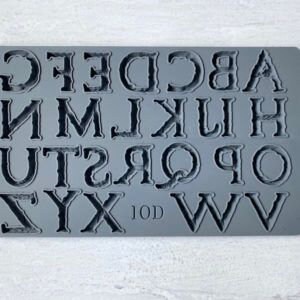 IOD Victoria Font Alphabet 610 Decor Mould Iron Orchid - Etsy