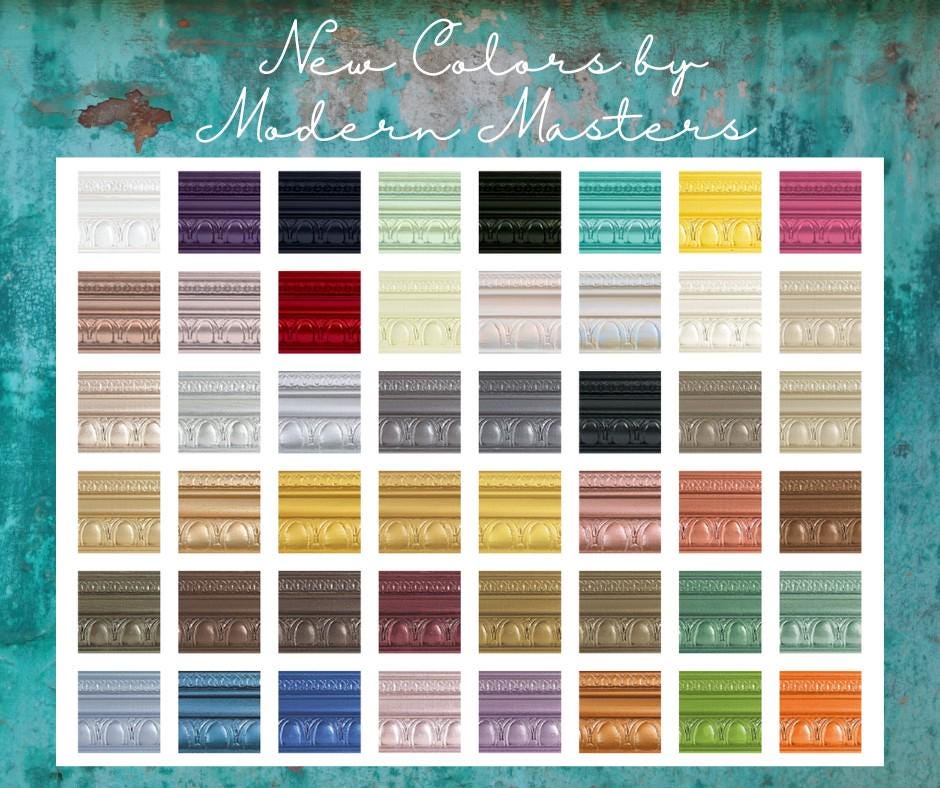 Modern Masters Metallic Paint 6 Oz Etsy