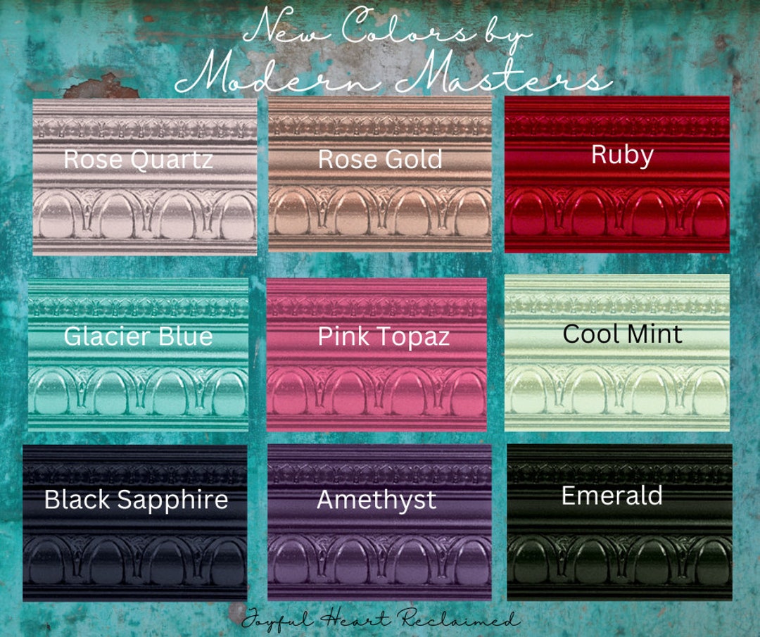 Modern Masters Metallic Paint 6 Oz - Etsy