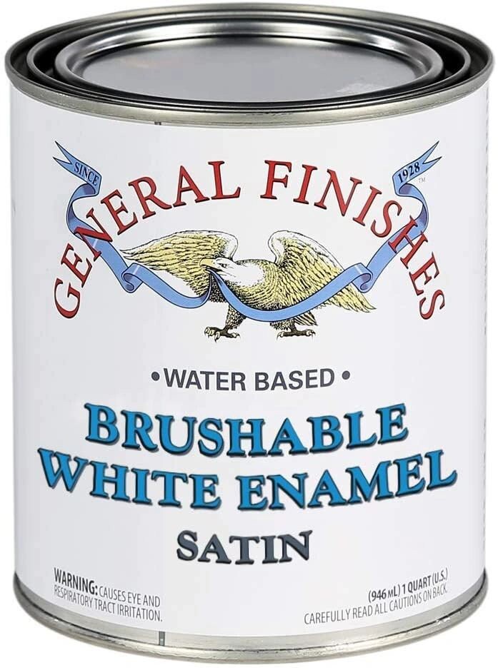 General Finishes Brushable White Enamel - Etsy