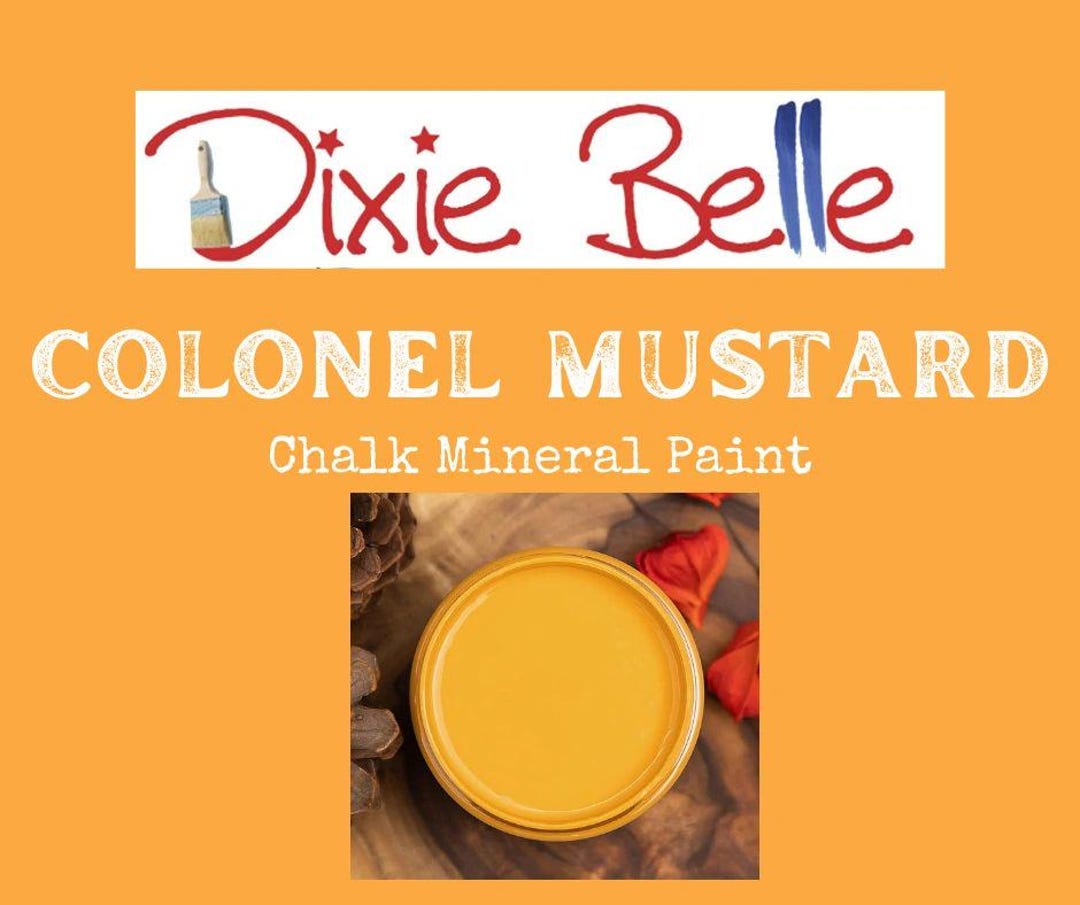 COLONEL MUSTARD Dixie Belle Chalk Mineral Paint - Etsy