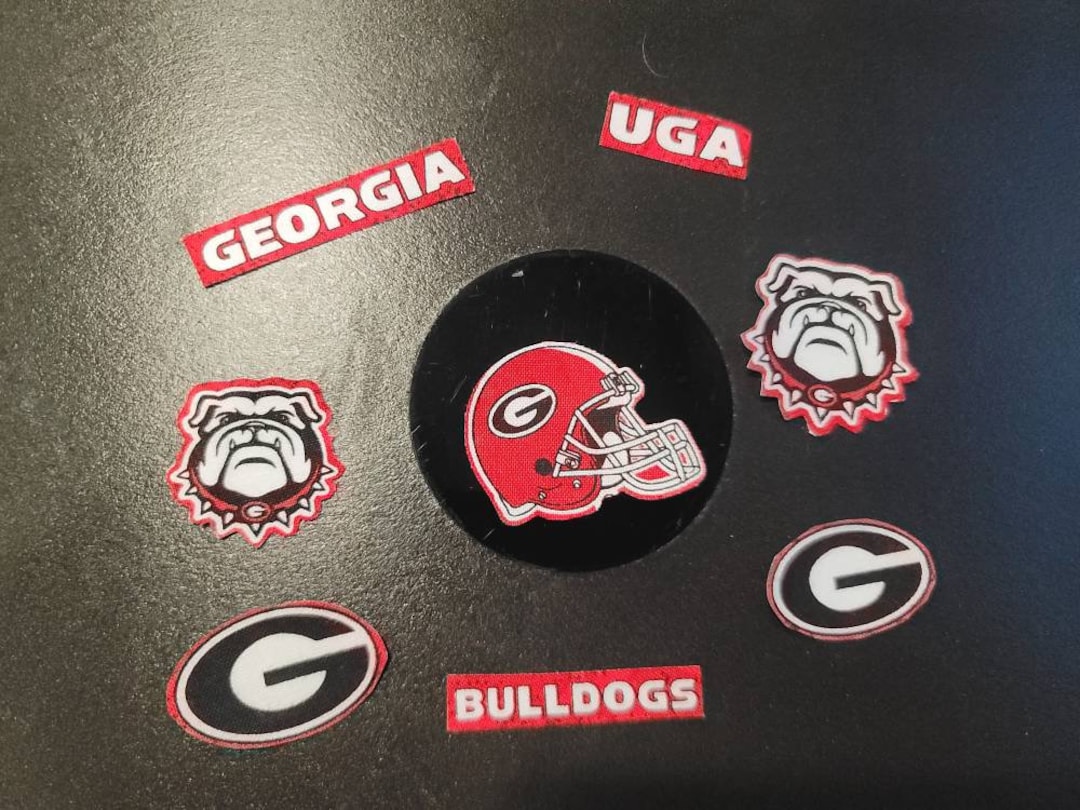 Georgia Bulldogs Fabric / Appliqués / Patches / Iron Ons - Etsy