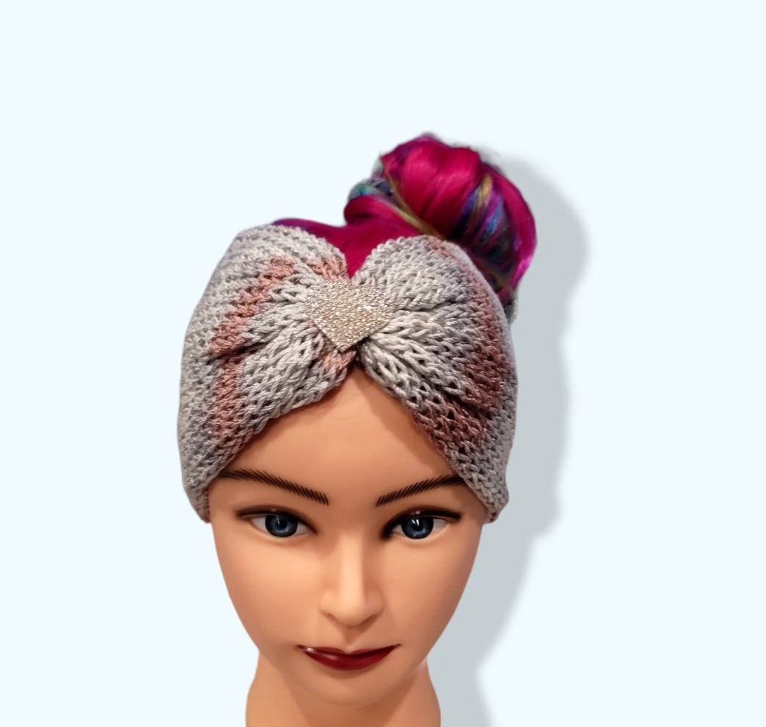 Adult or Child Messy Bun Bun Wraps Handmade Knitted Messy Bun Wraps ...