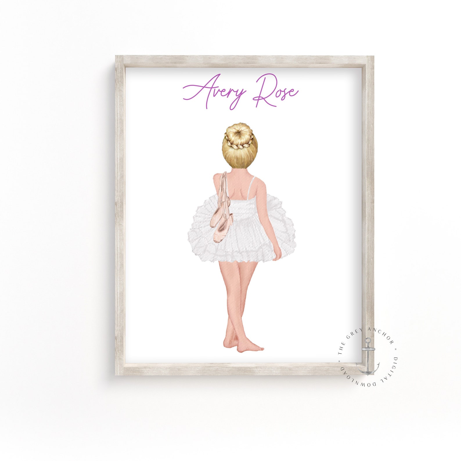 Ballerina Gift Portrait Barre Illustration Ballet Dance - Etsy