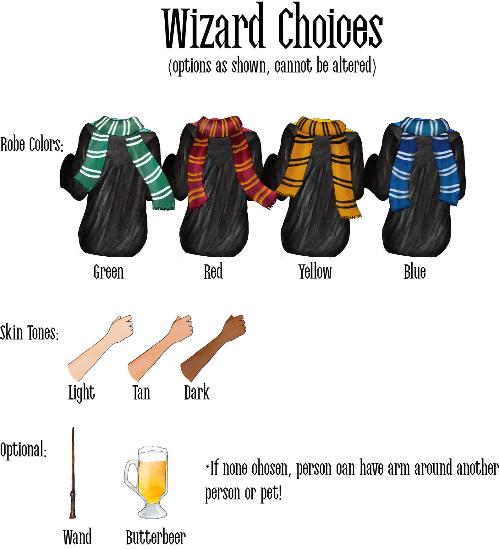 Personalized Wizard Girls Besties Best Friends Digital | Etsy