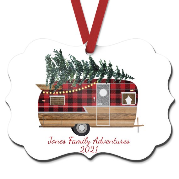 Personalized Camper Trailer Ornament Custom Christmas Gift | Etsy