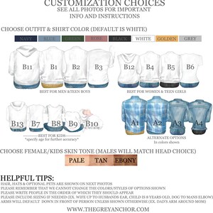 Personalized Grandfather and Grandchildren Wall Art Portrait Gift ...