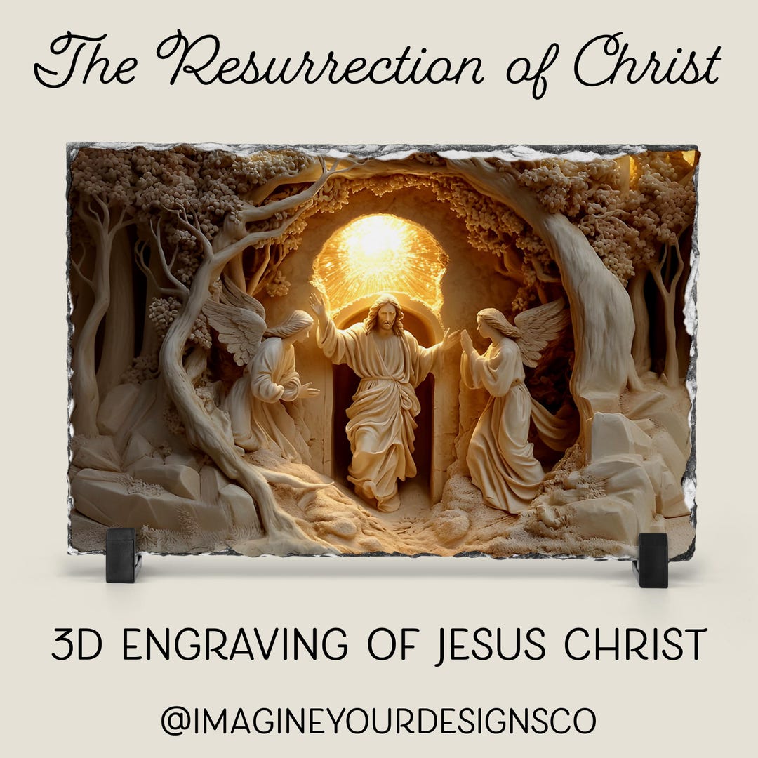 Jesus Resurrection - Faith-based Easter Christian Home Decor, LDS, the ...