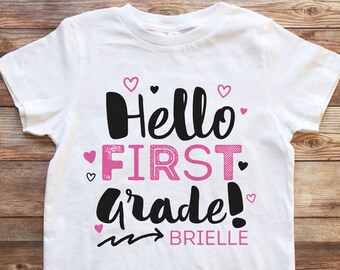 First grade shirt | Etsy