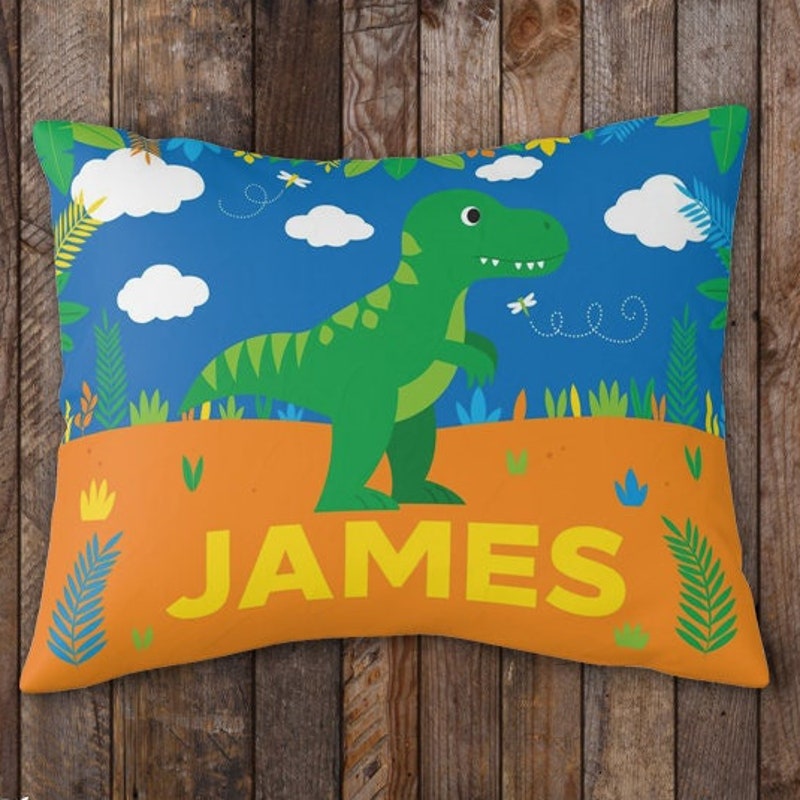 Dinosaur Pillow - Etsy