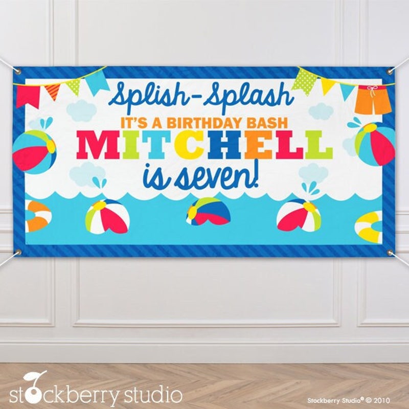 Beach Ball Banner - Etsy