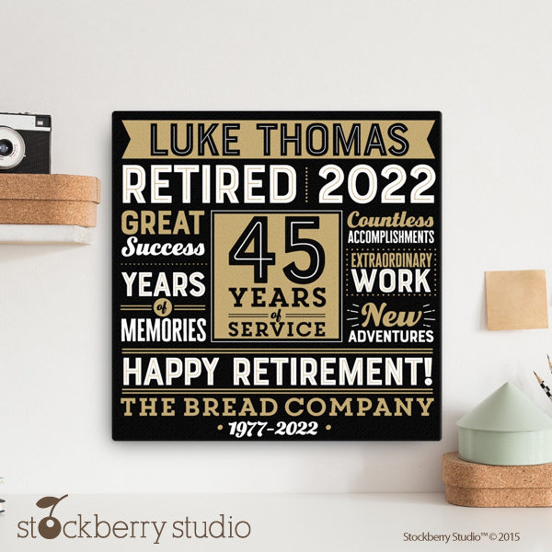 Retirement Gift Personalized Retirement Plaque Collage Sign Woman ...