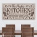 Personalized Kitchen Wall Sign Custom Farmhouse Kitchen Room Decor ...