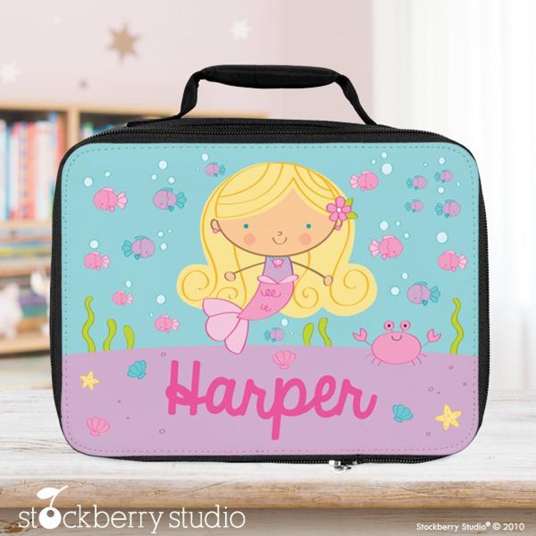 Personalized Mermaid Lunchbox Under the Sea Kids Ocean Mermaid Lunch ...