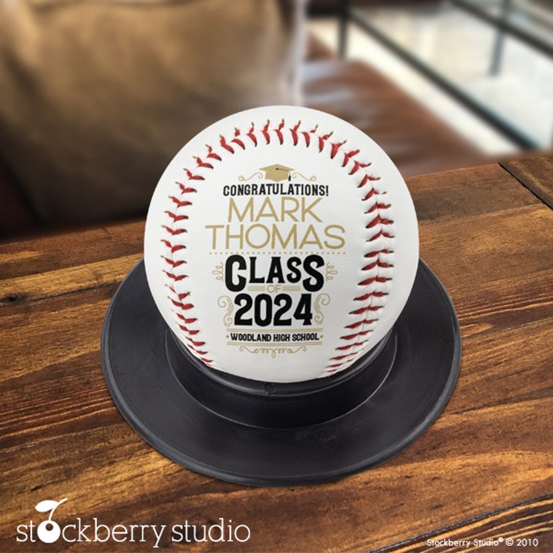 Baseball Graduation Gift Personalized With Name for Him Her Grad Class ...