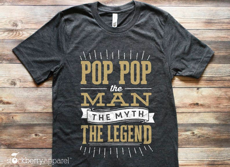Pop Pop Shirt Pop Pop the Man the Myth the Legend Shirt Pop - Etsy