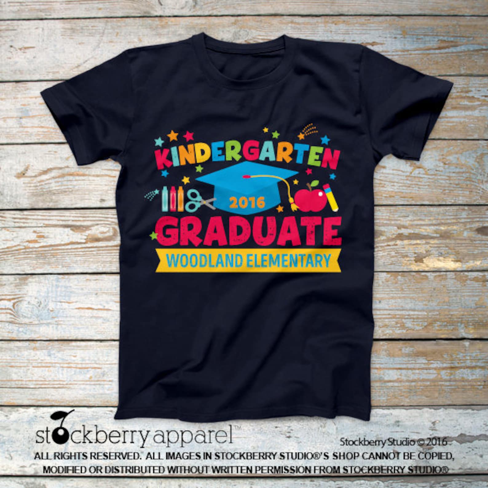 Kindergarten Graduation Shirt T Shirt Personalized | Etsy