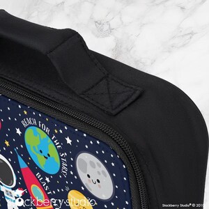 Space Lunchbox Personalized Kids Lunch Bag Toddler Spaceship Boy Lunch ...
