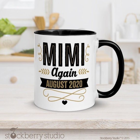 Mimi Again Mug Personalized Mimi Pregnancy Announcement Mimi Coffee Cup ...