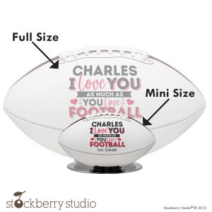 Football Graduation Gift Personalized With Name Custom High School ...