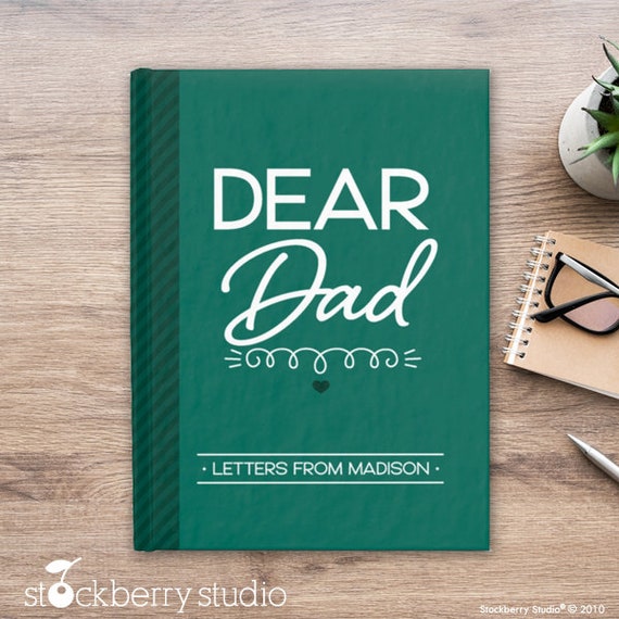 Letters to My Dad Journal Personalized Notebook Fathers Day - Etsy