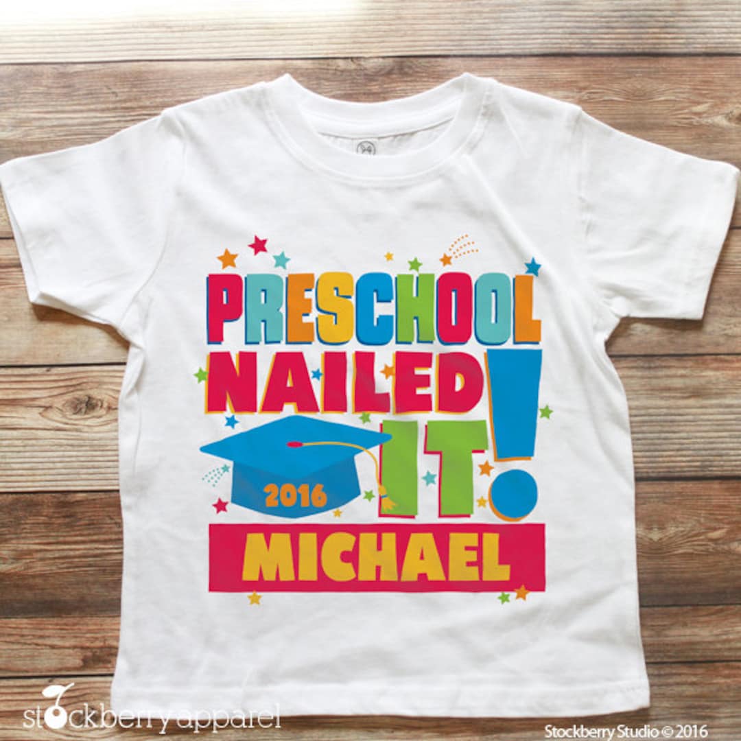 Preschool Graduation Shirt - Preschool Graduate Shirt - Preschool ...