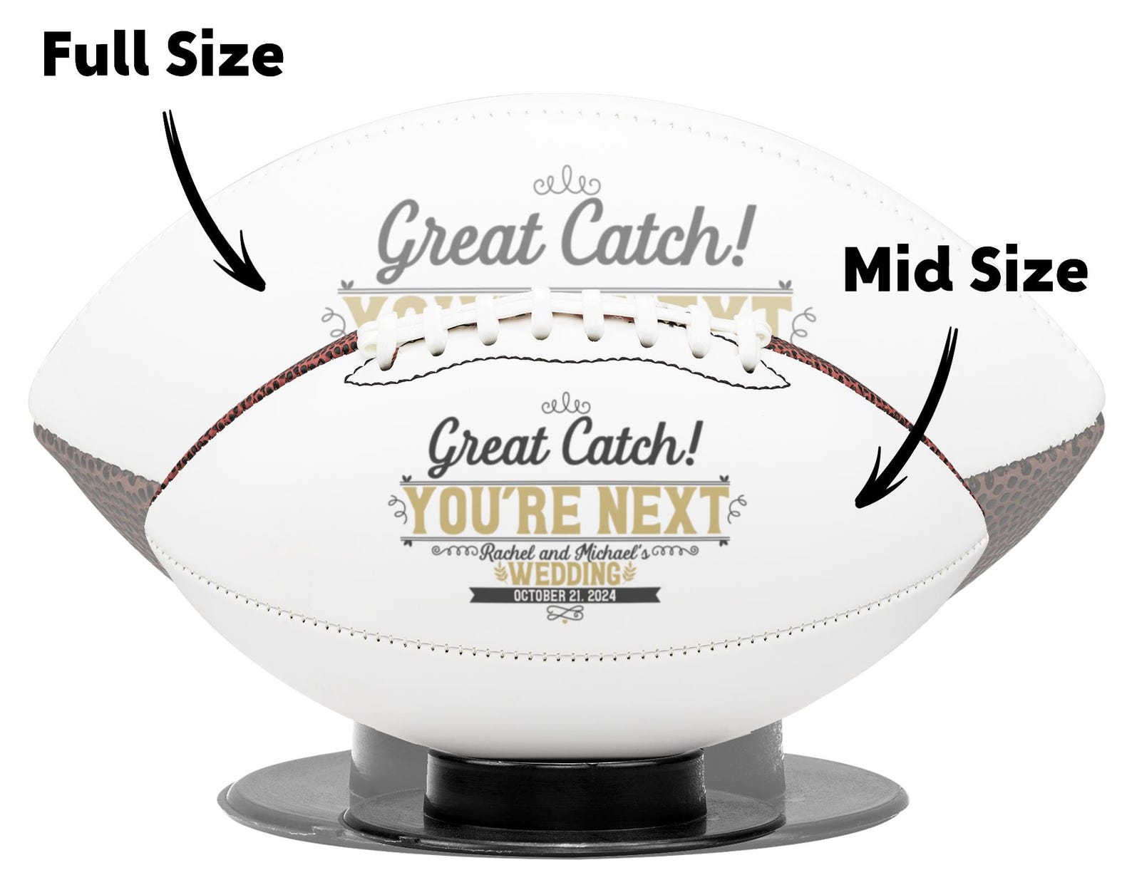Football Graduation Gift Personalized With Name Custom High School ...