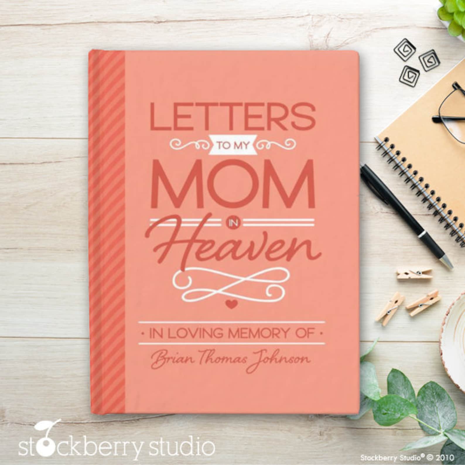 Letters to Aunt in Heaven Journal Personalized Aunt Memorial Notebook ...