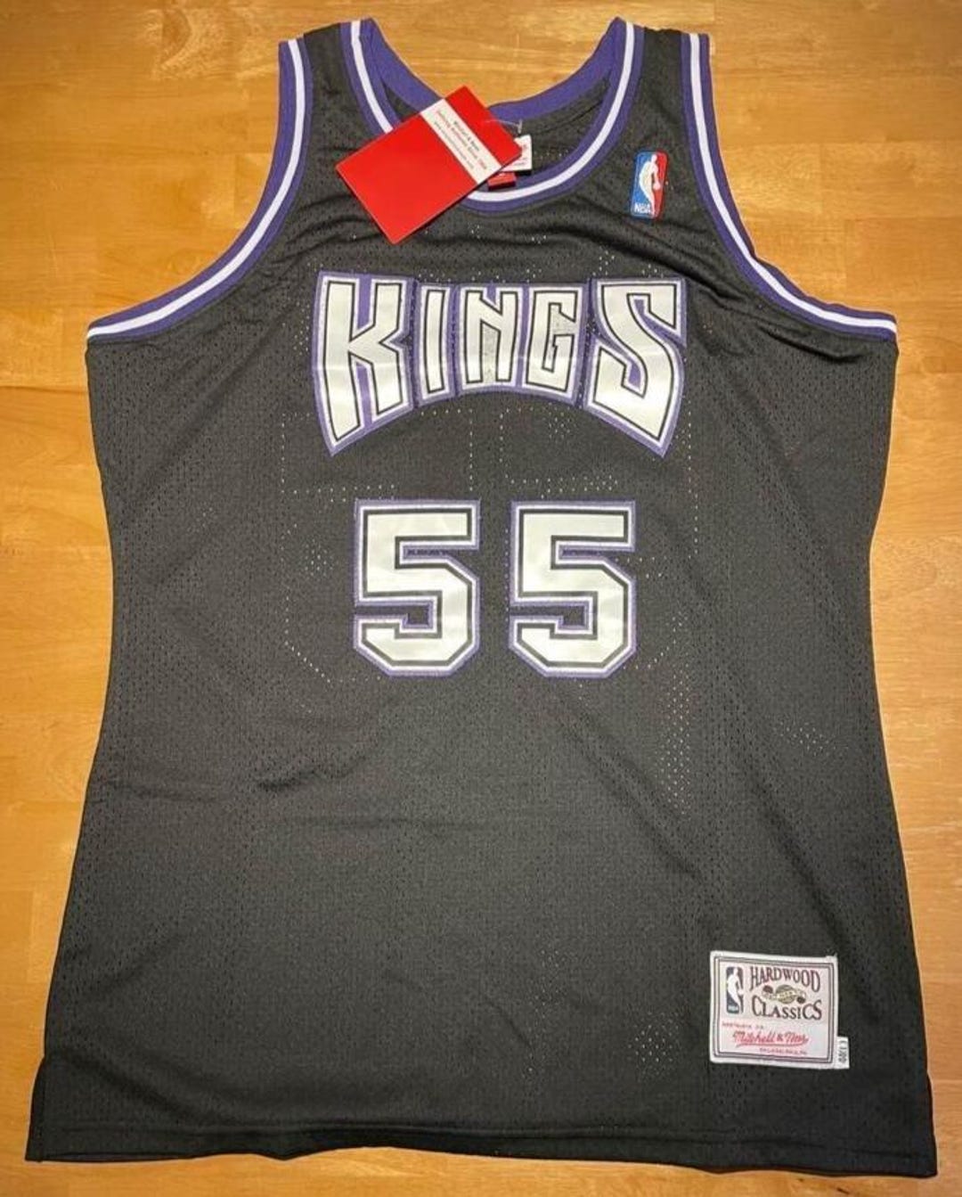NBA Sacramento Kings Jason Williams #55 Jersey Large Black Mitchell ...
