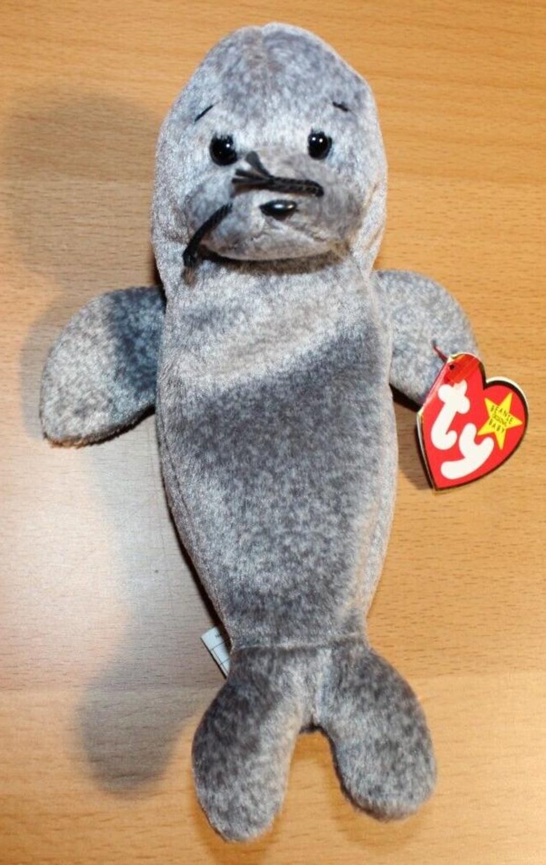 Ty Beanie Baby SLIPPERY the Seal 1999 Retired 7 Inch NWT Plush Stuffed ...