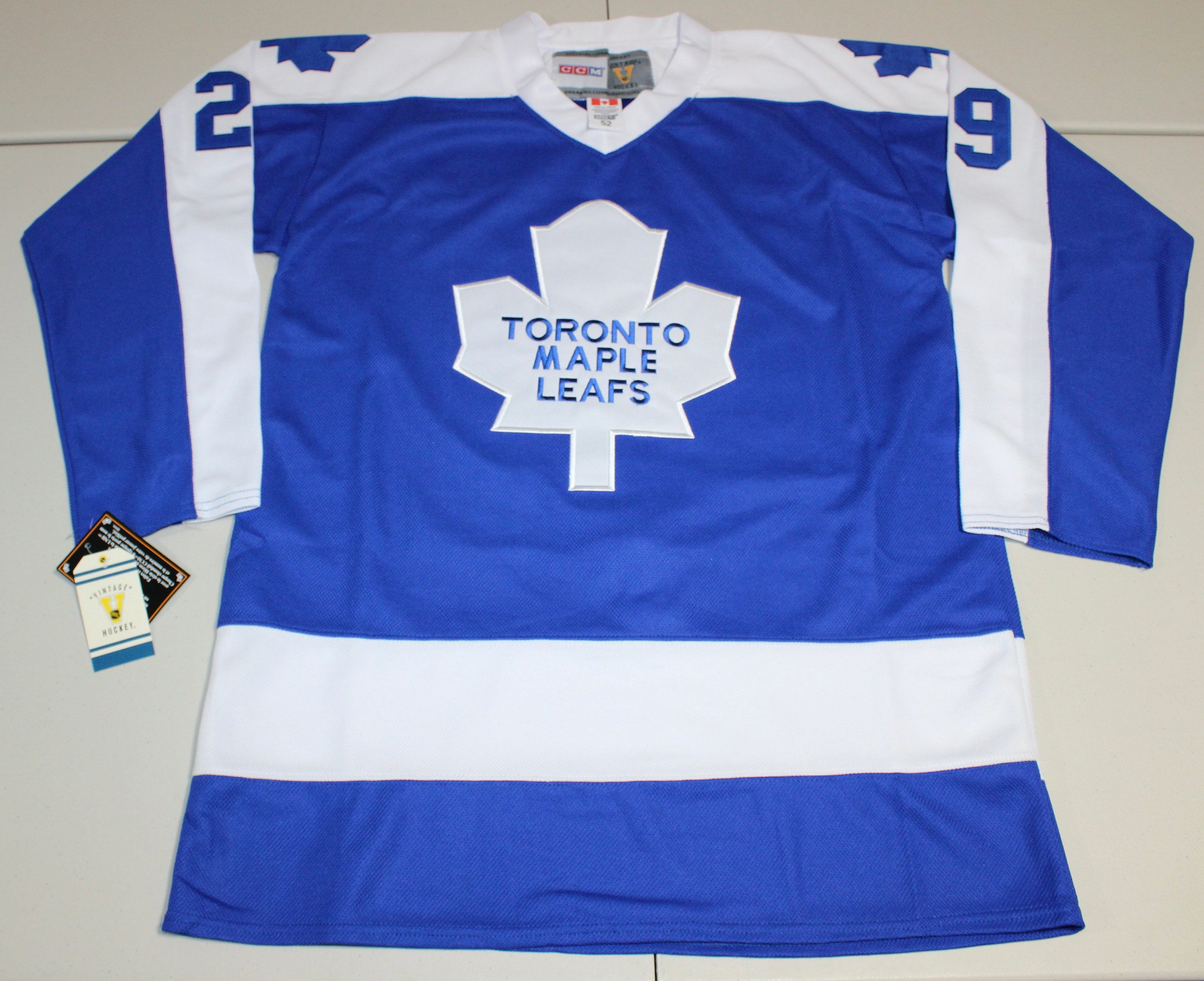 NHL Vintage Toronto Maple Leafs Mike Palmateer Sewn Jersey Sz: 52 Ccm ...