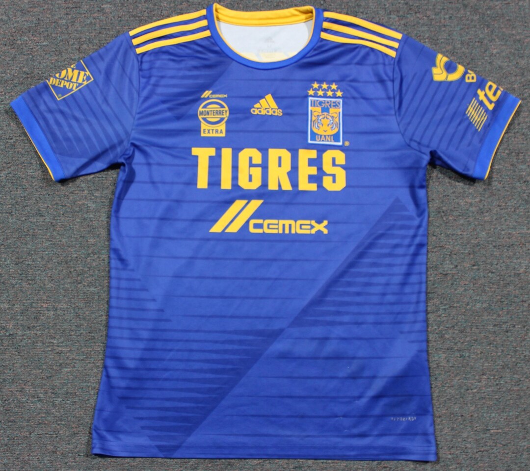 Tigres UANL 2020-21 Away Jersey Shirt Top Medium Adidas Soccer Futbol ...