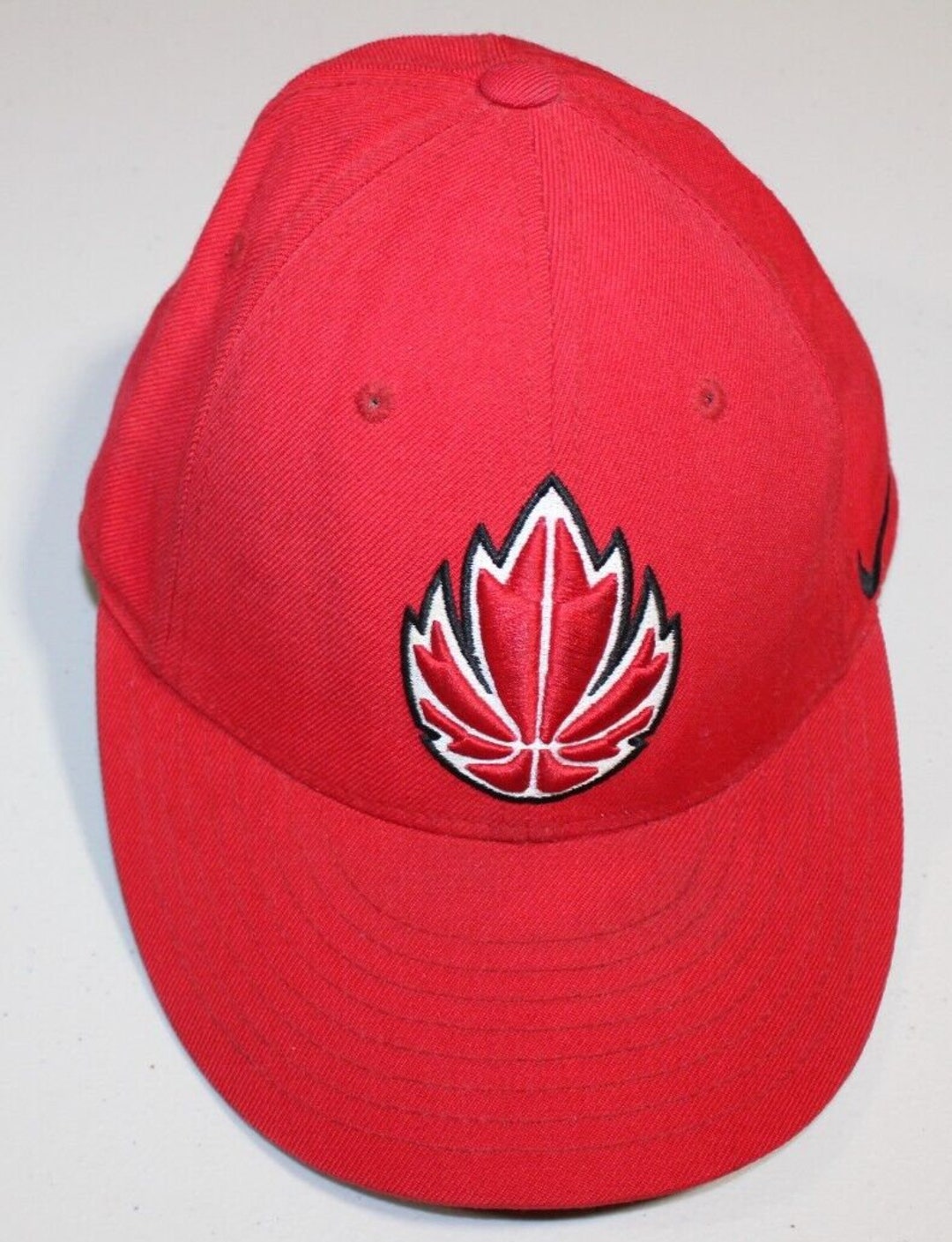 Canada Mens National Basketball Team Stretch Hat Cap 7 1/2 (57 CM) Nike ...