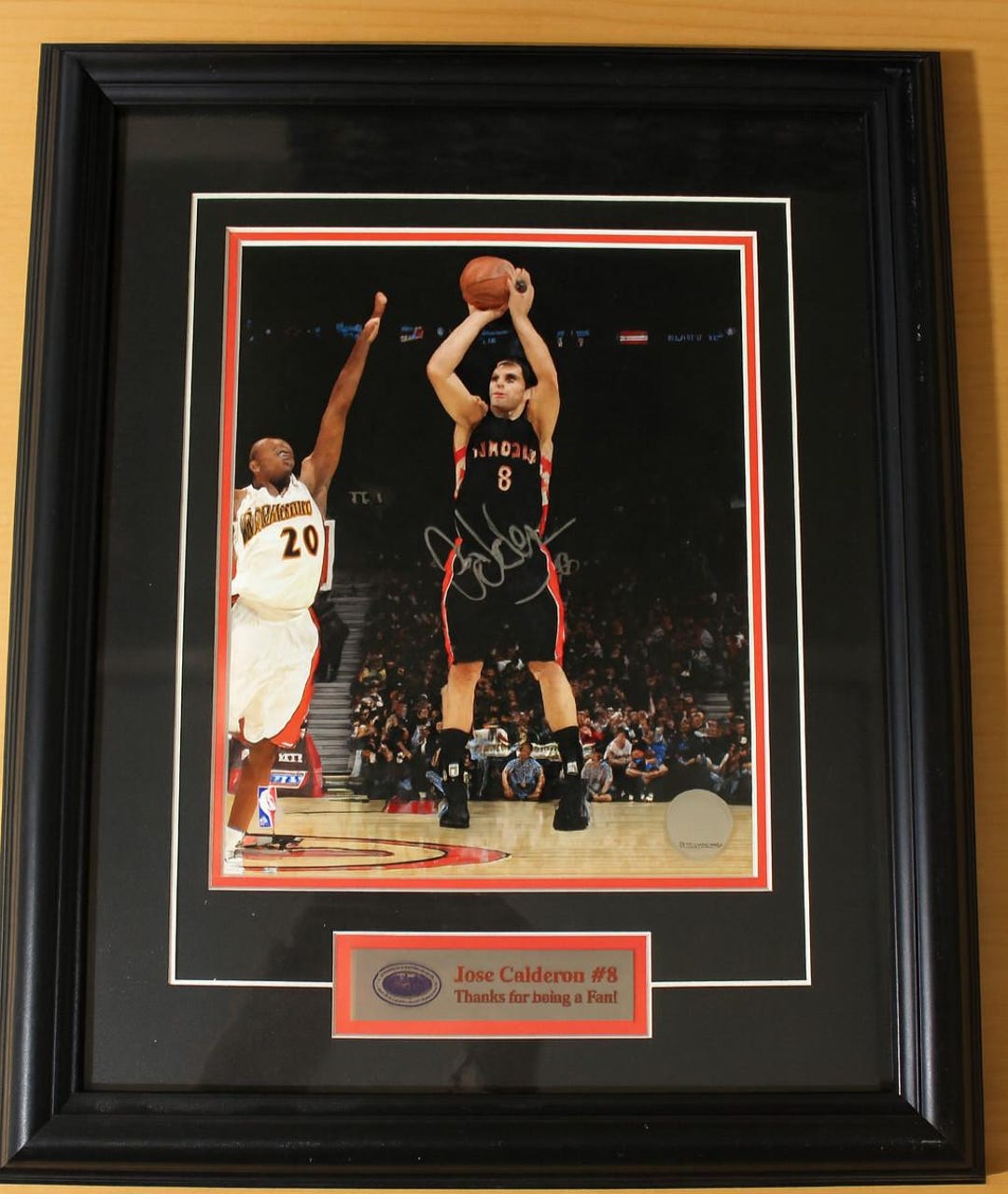 NBA Toronto Raptors José Calderón Signed Autograph 17x14 Picture Photo ...