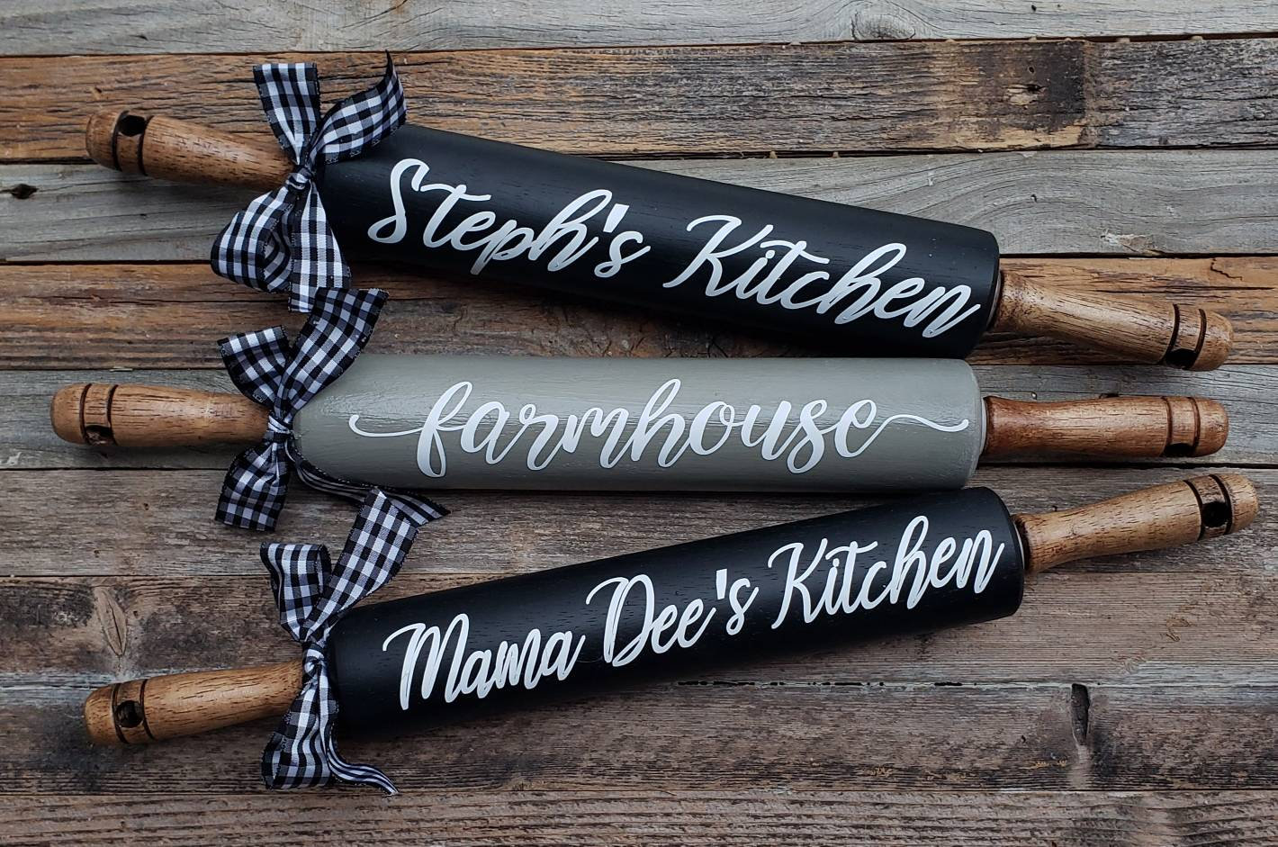 Cute Farmhouse Full Size Rolling Pin - Etsy