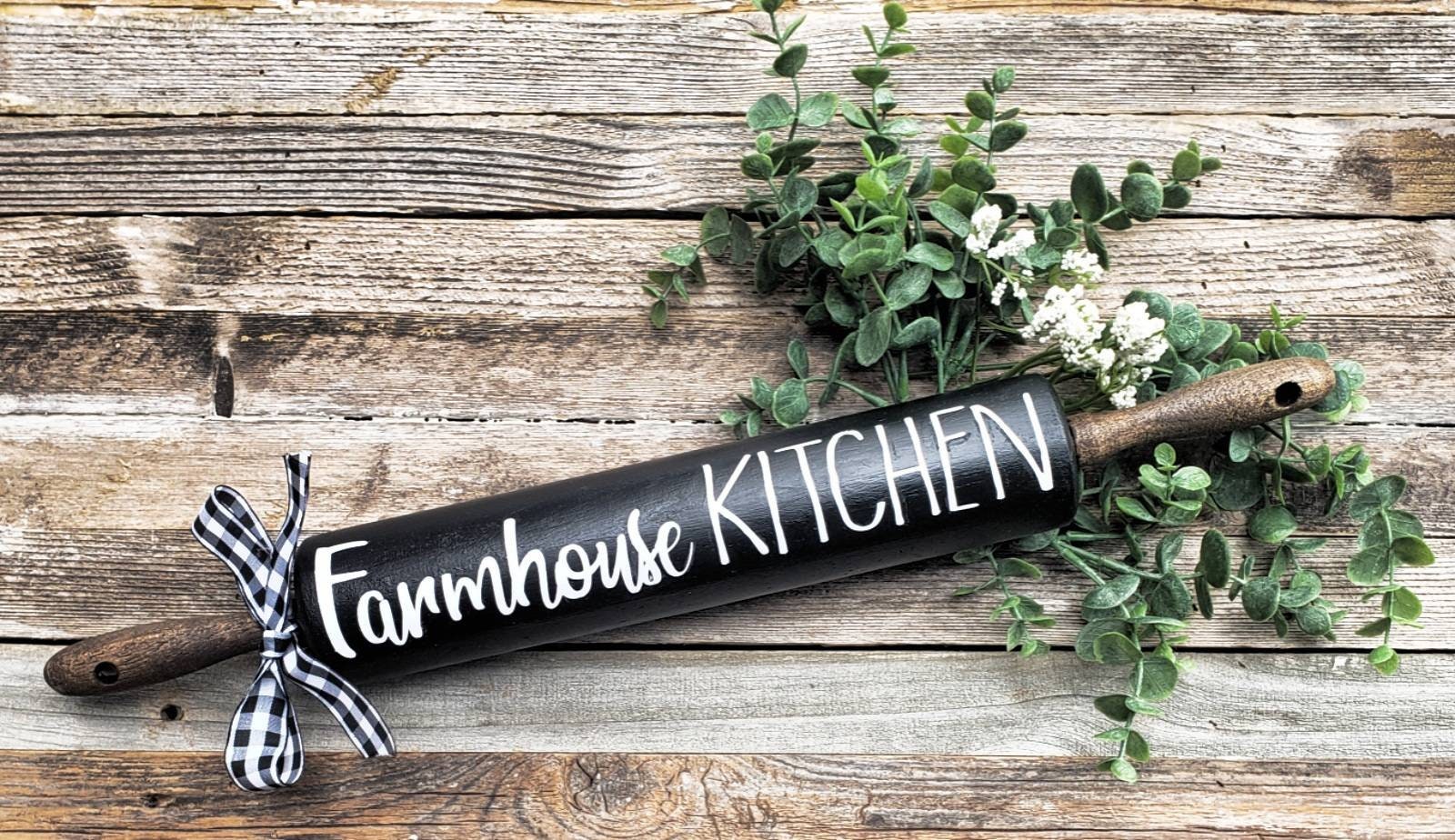 Cute Farmhouse Full Size Rolling Pin - Etsy