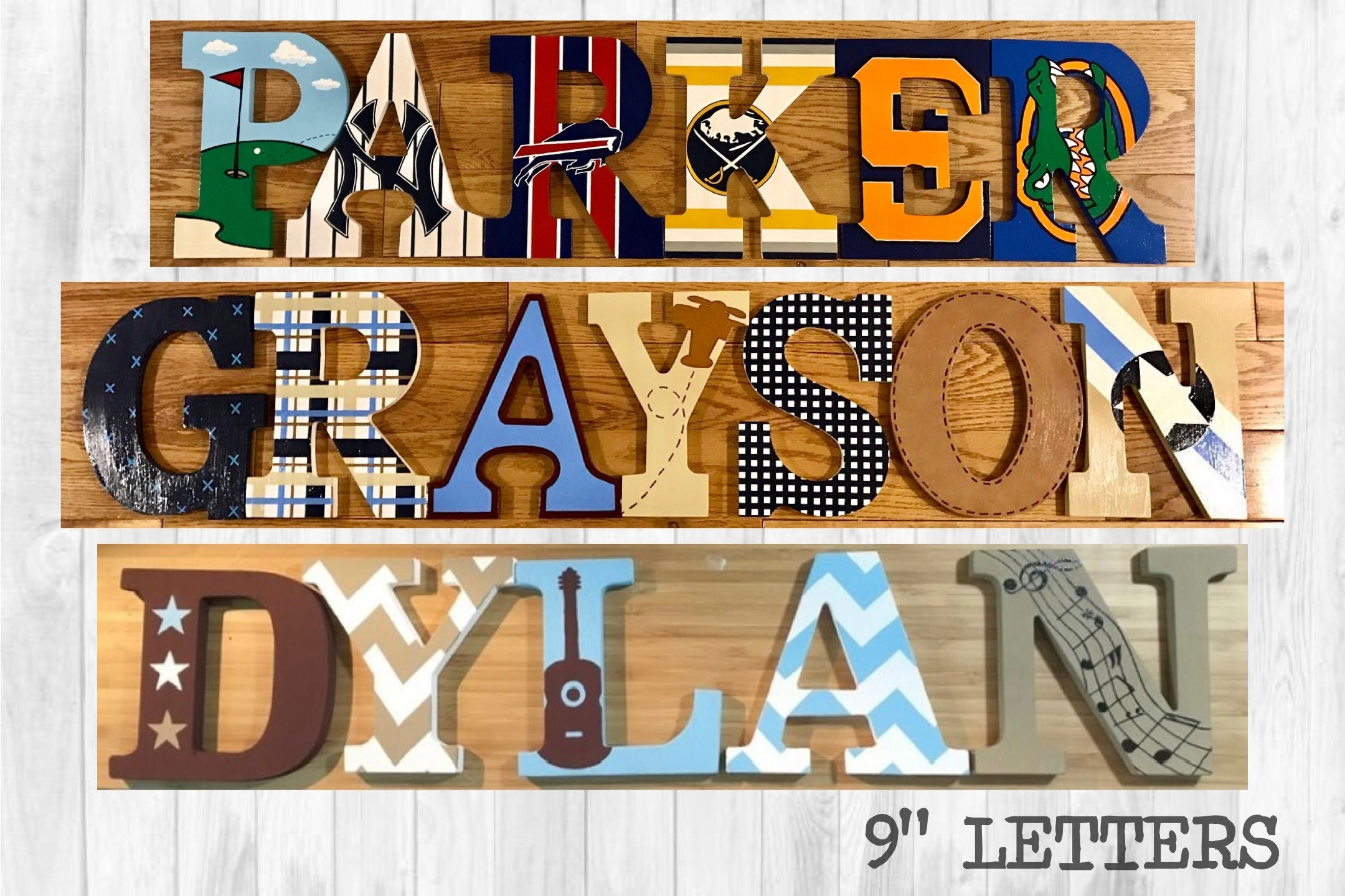 Custom Painted Letters - Etsy
