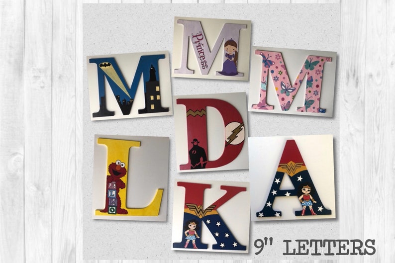 Custom Painted Letters - Etsy