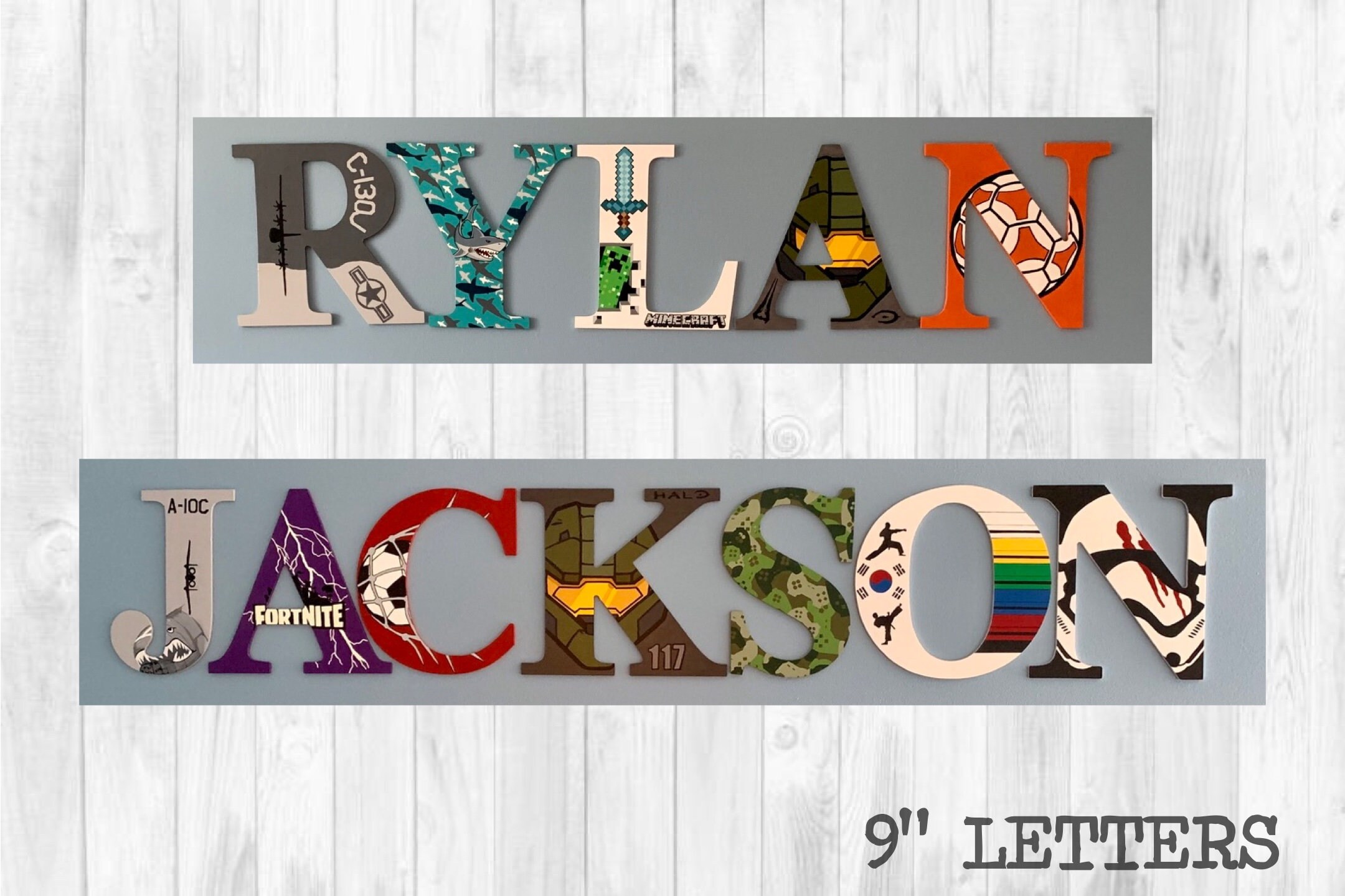 Custom Painted Letters - Etsy