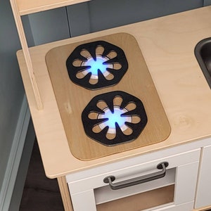 Wood Play Pretend Stove/cooktop Custom Design to Replace the Plastic ...